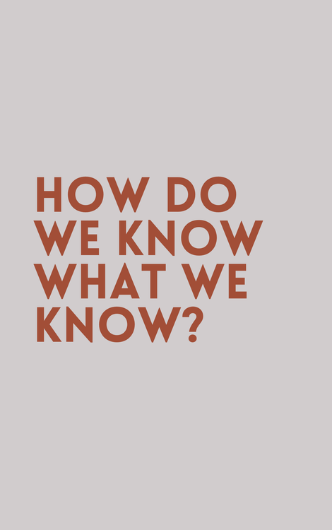 Indian Religions Podcast - How Do We Know What We Know?